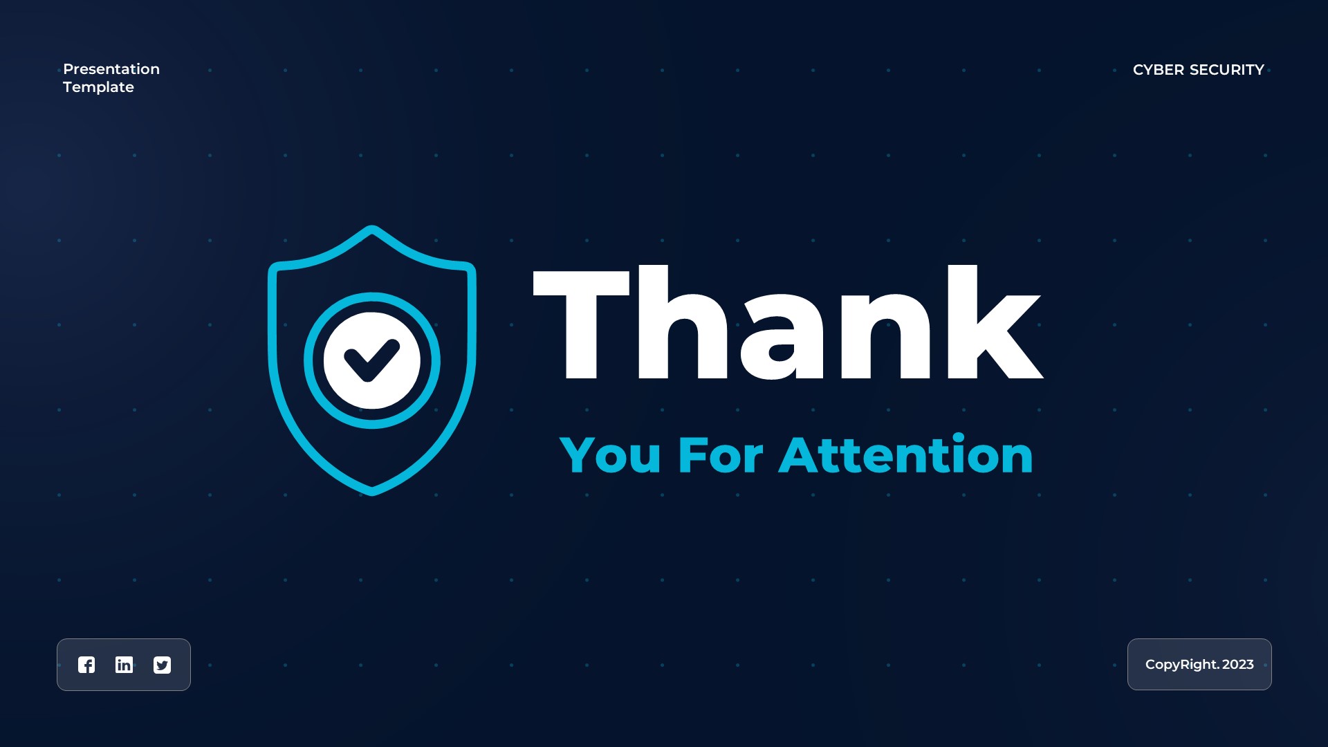 Hacks - Cyber Security Powerpoint Template, Presentation Templates