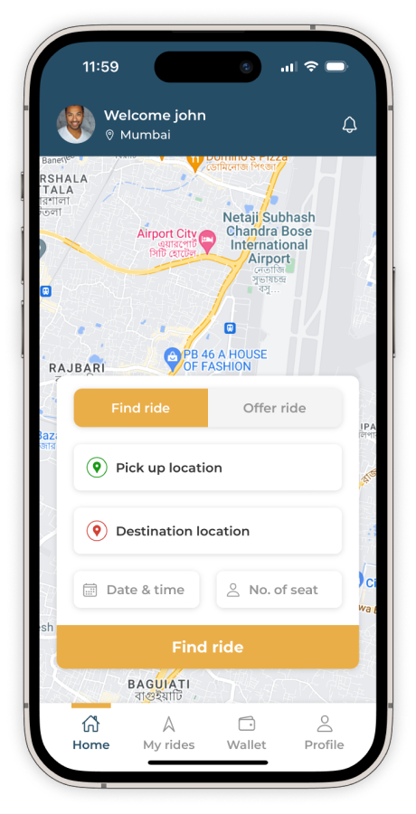 Carpooling App | Bike Pooling App | Ride Sharing App | Car sharing App | Ionic | GoPoolar by ...