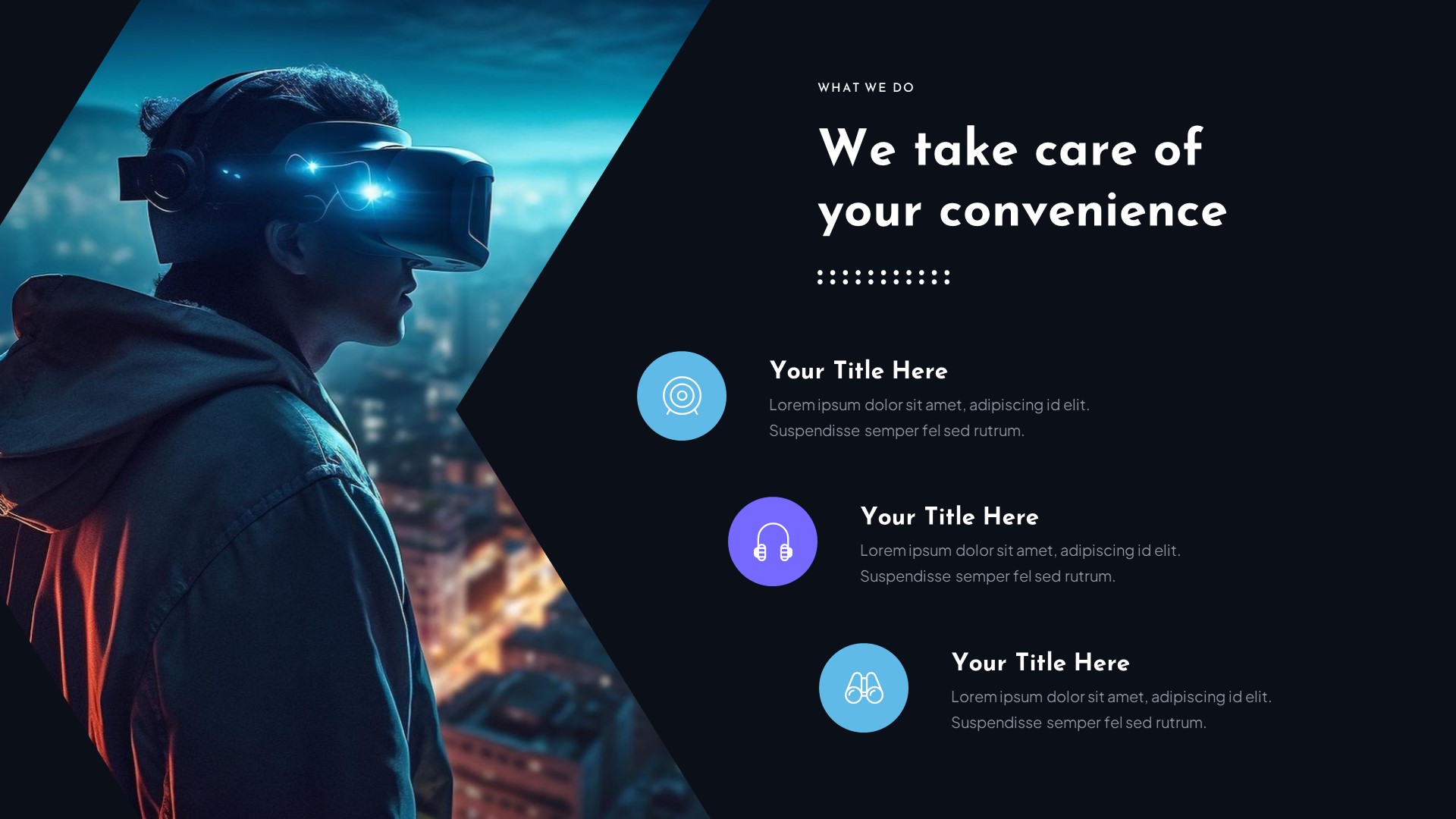 Dark Futuristic - PowerPoint Presentation Template, Presentation Templates