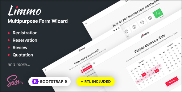Limmo - Multipurpose Form Wizard by Ansonika | ThemeForest