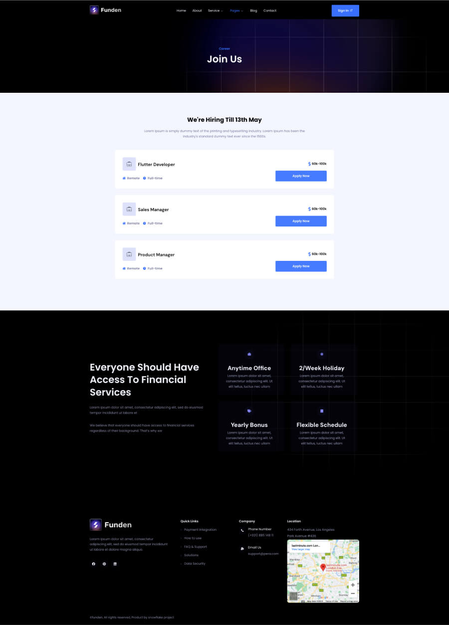 Funden - Fintech Startup Mobile App Elementor Template Kit by ...