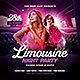 Limousine Party Flyer, Print Templates | GraphicRiver