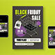 Black Edgy Black Friday Flyer Set by graphicook | GraphicRiver
