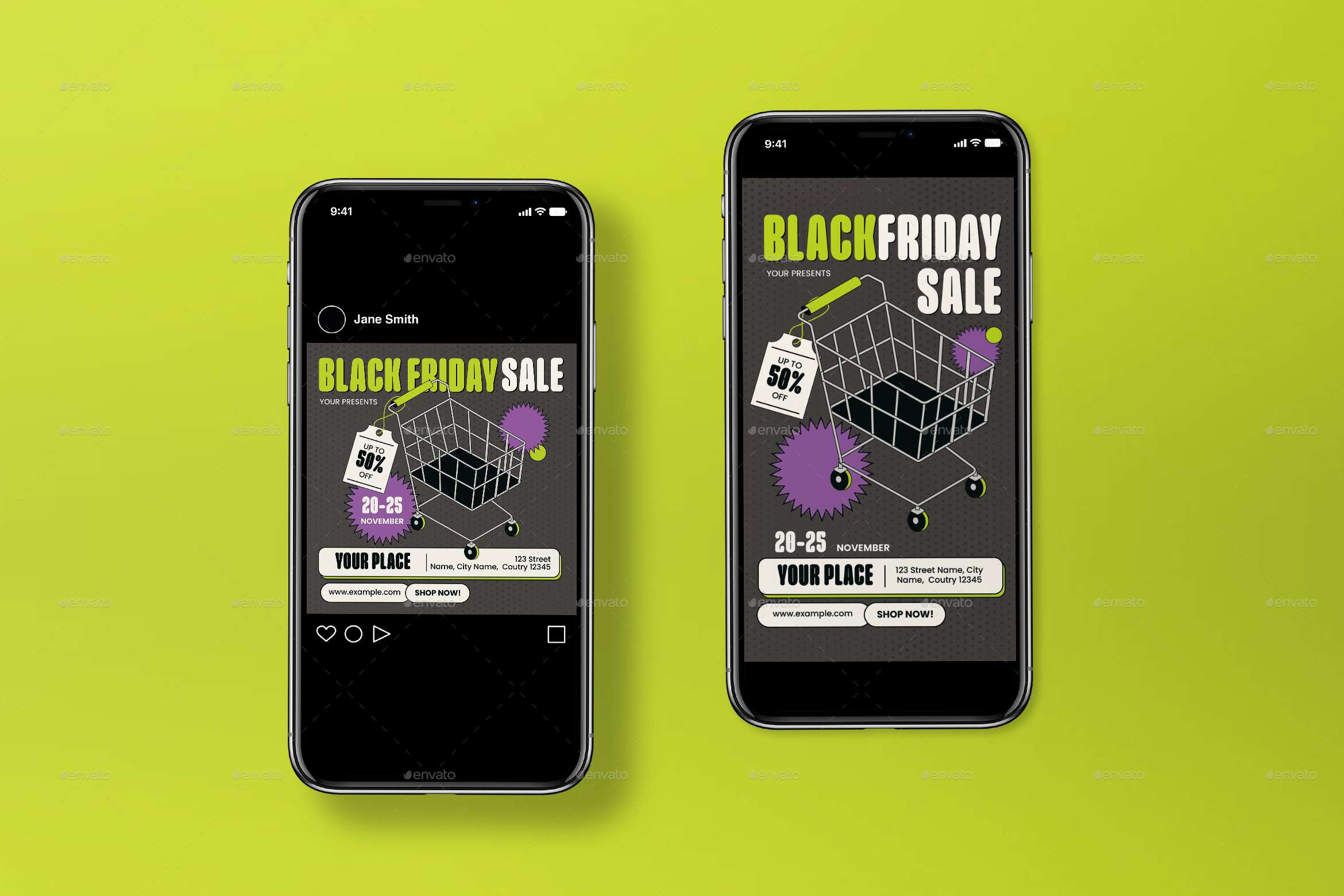 Black Edgy Black Friday Flyer Set, Print Templates | GraphicRiver
