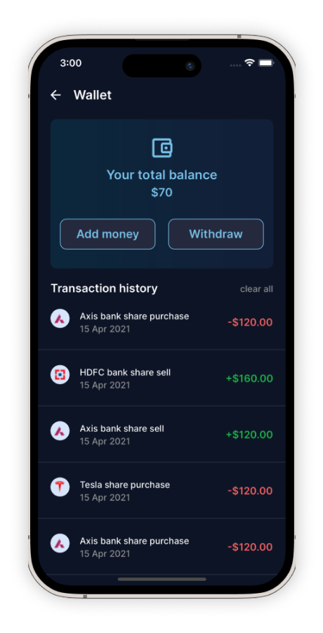 Stock & Mutual Fund Investment App Template in Flutter | Multi Language ...