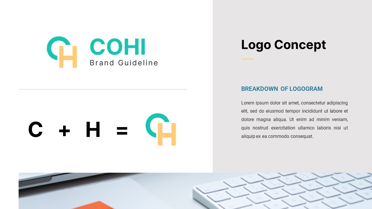 Cohi - Brand Guidelines Powerpoint Template, Presentation Templates