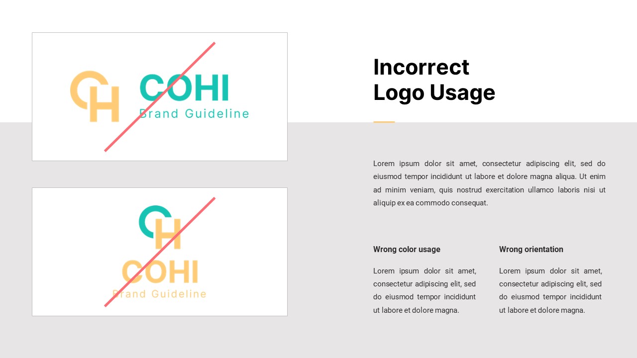 Cohi - Brand Guidelines Powerpoint Template, Presentation Templates