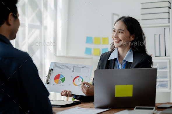 A startup company where young executives and employees work together ...