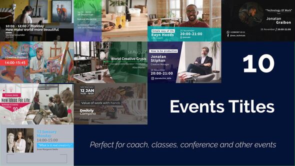 Promo Event Titles, After Effects Project Files | VideoHive