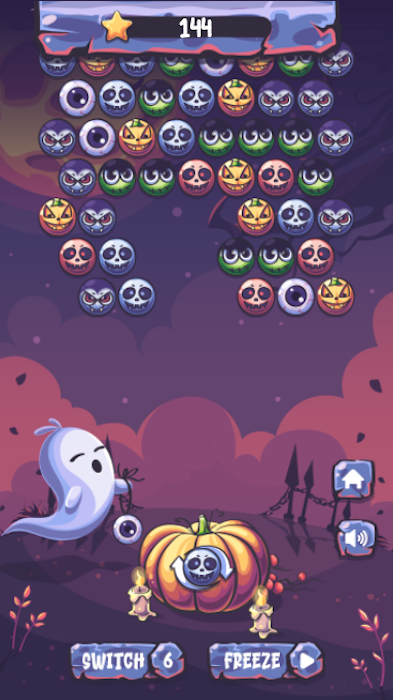 Halloween Bubble - HTML5 Game,Construct 3 by EyeQStudio | CodeCanyon