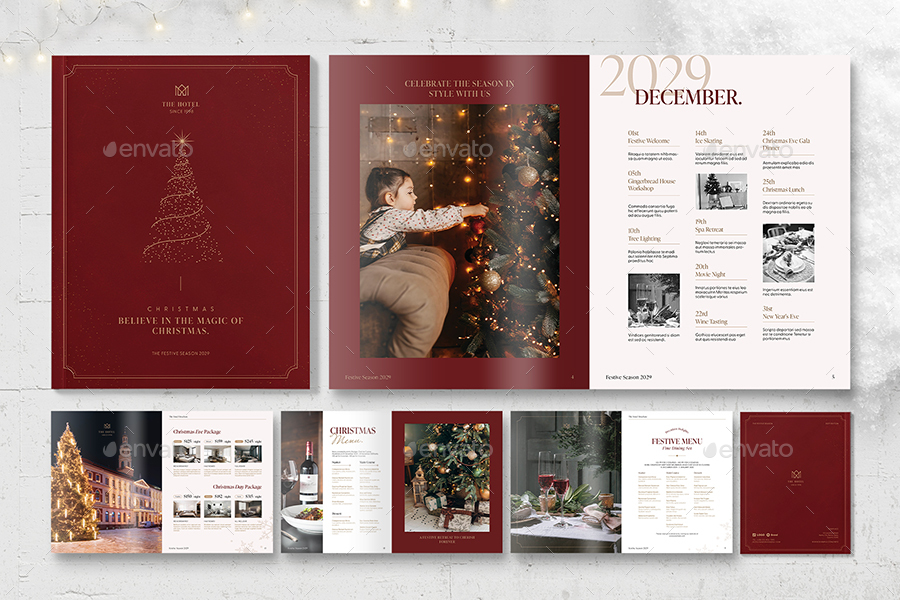 Christmas Brochure Template, Print Templates | GraphicRiver
