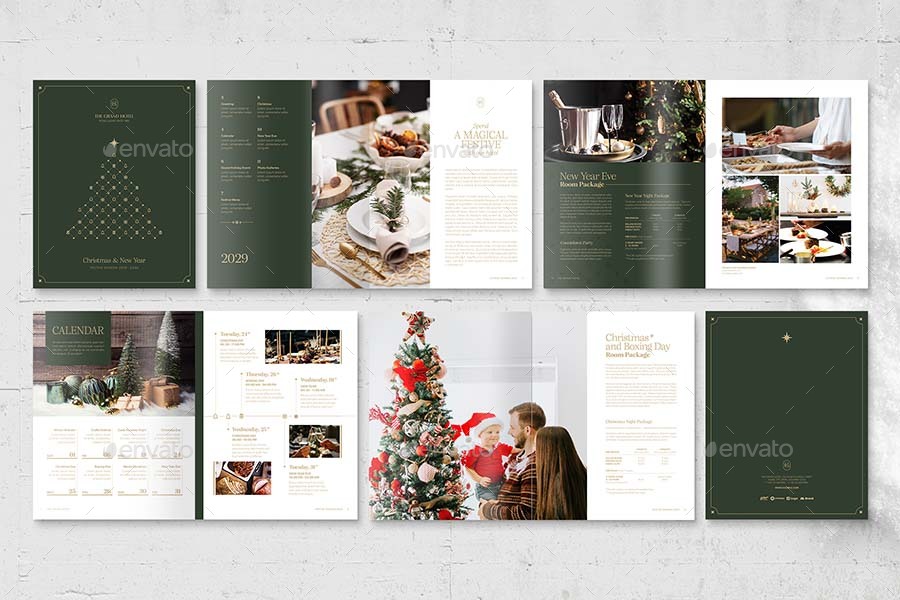 Christmas Brochure Template, Print Templates | GraphicRiver