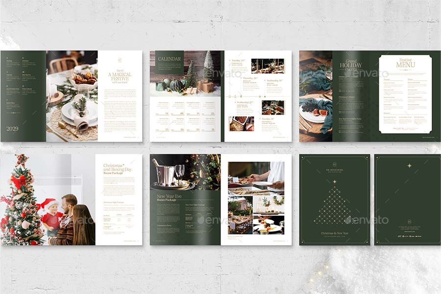 Christmas Brochure Template, Print Templates | GraphicRiver