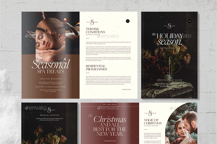 Christmas Brochure Template, Print Templates | GraphicRiver
