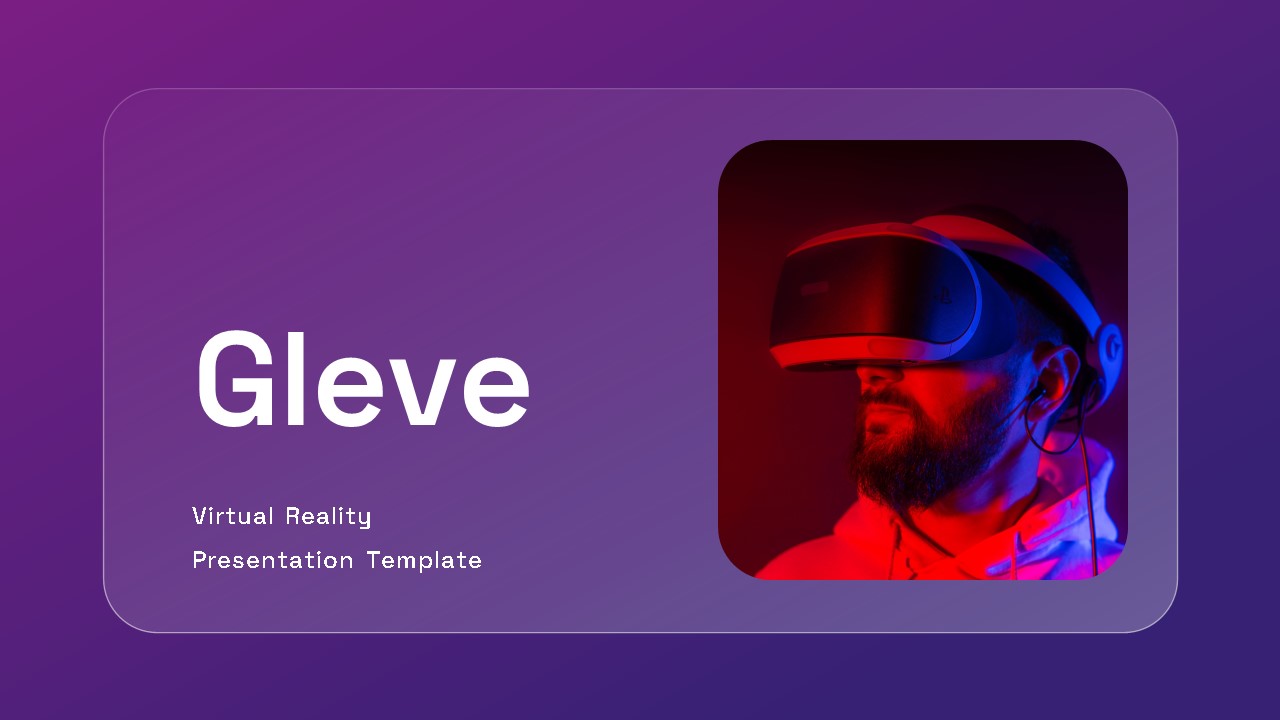 Gleve - Metaverse VR PowerPoint Presentation Template, Presentation ...
