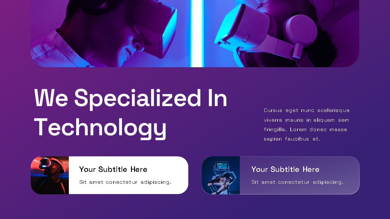 Gleve - Metaverse VR PowerPoint Presentation Template, Presentation ...