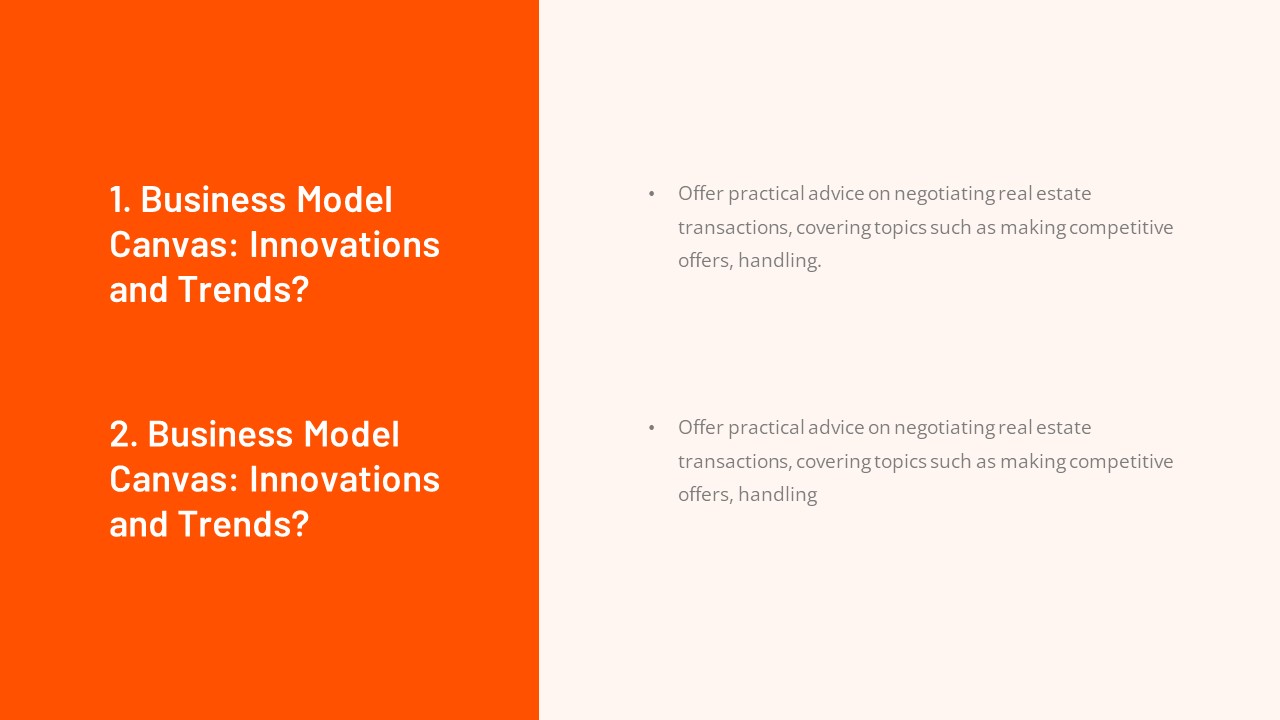 Business Model Canvas Keynote Template, Presentation Templates ...