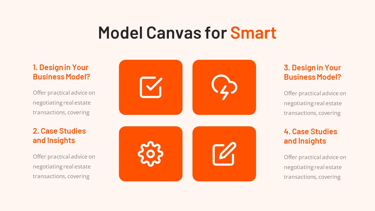 Business Model Canvas Keynote Template, Presentation Templates ...