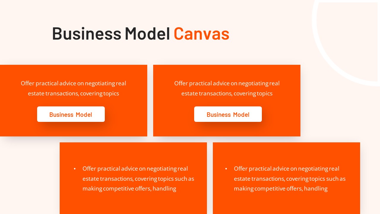 Business Model Canvas Keynote Template, Presentation Templates ...