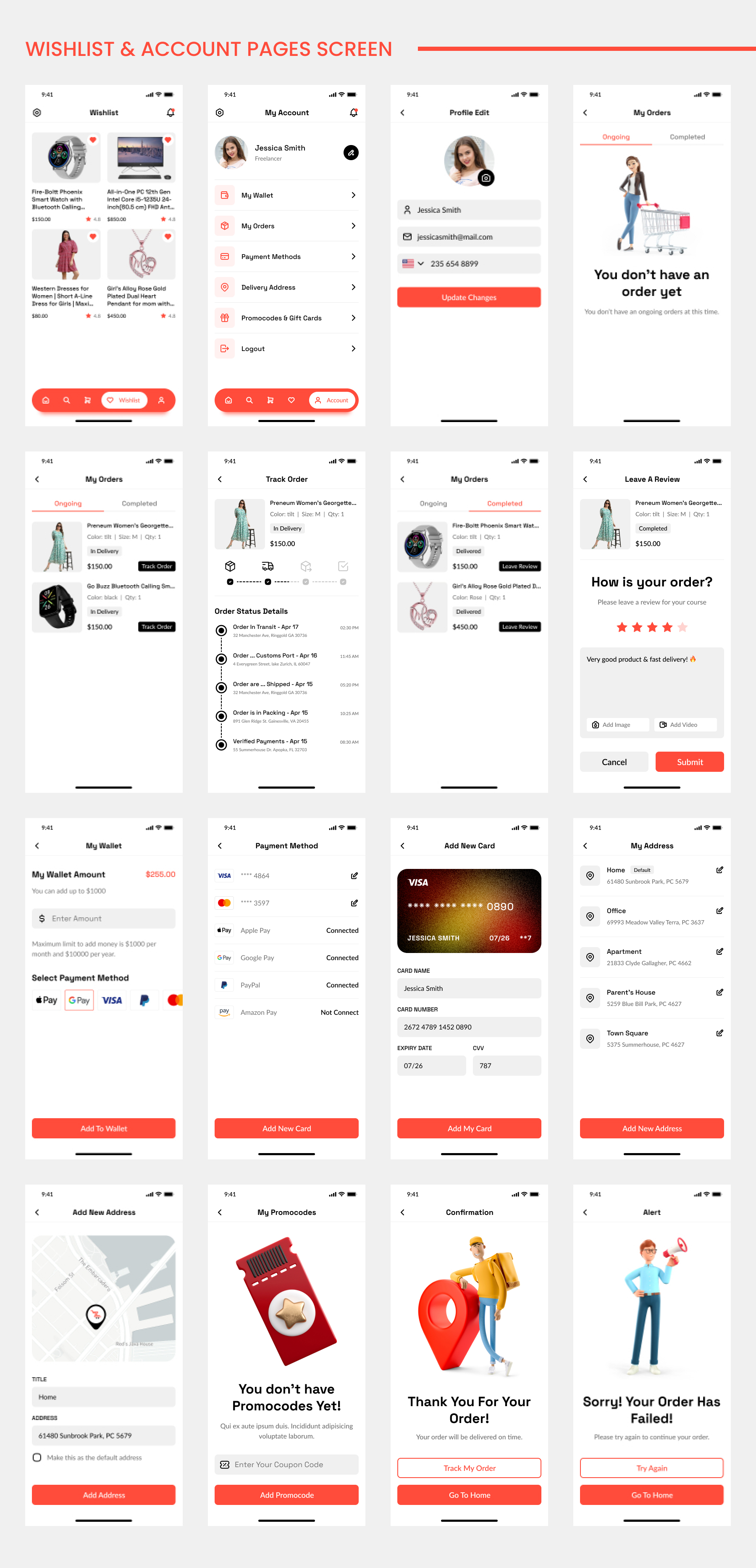 Multipurpose eCommerce Mobile App UI Kit Figma Template - Zoop Retail ...