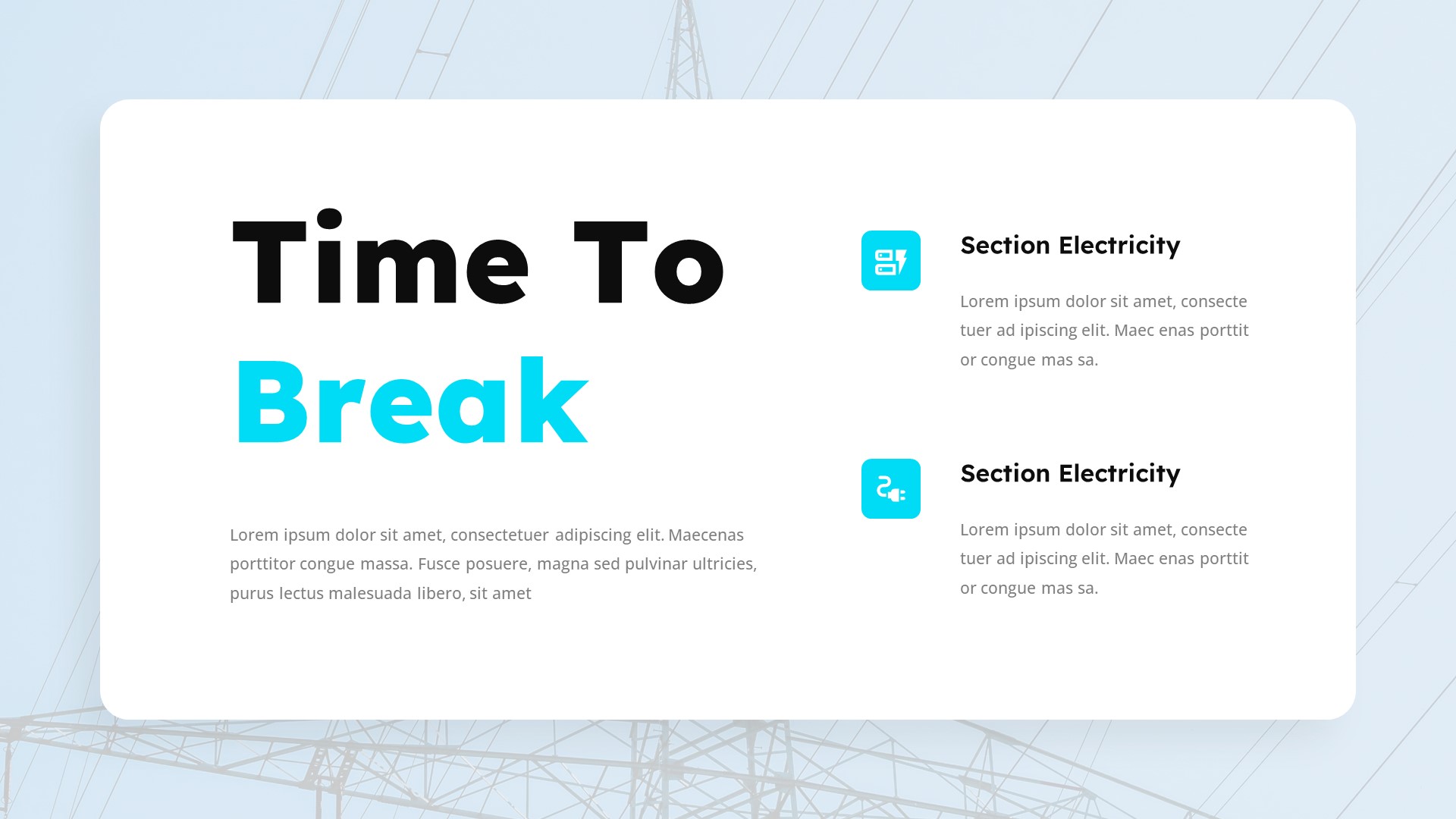 Setrum - Electricity Powerpoint Template, Presentation Templates ...