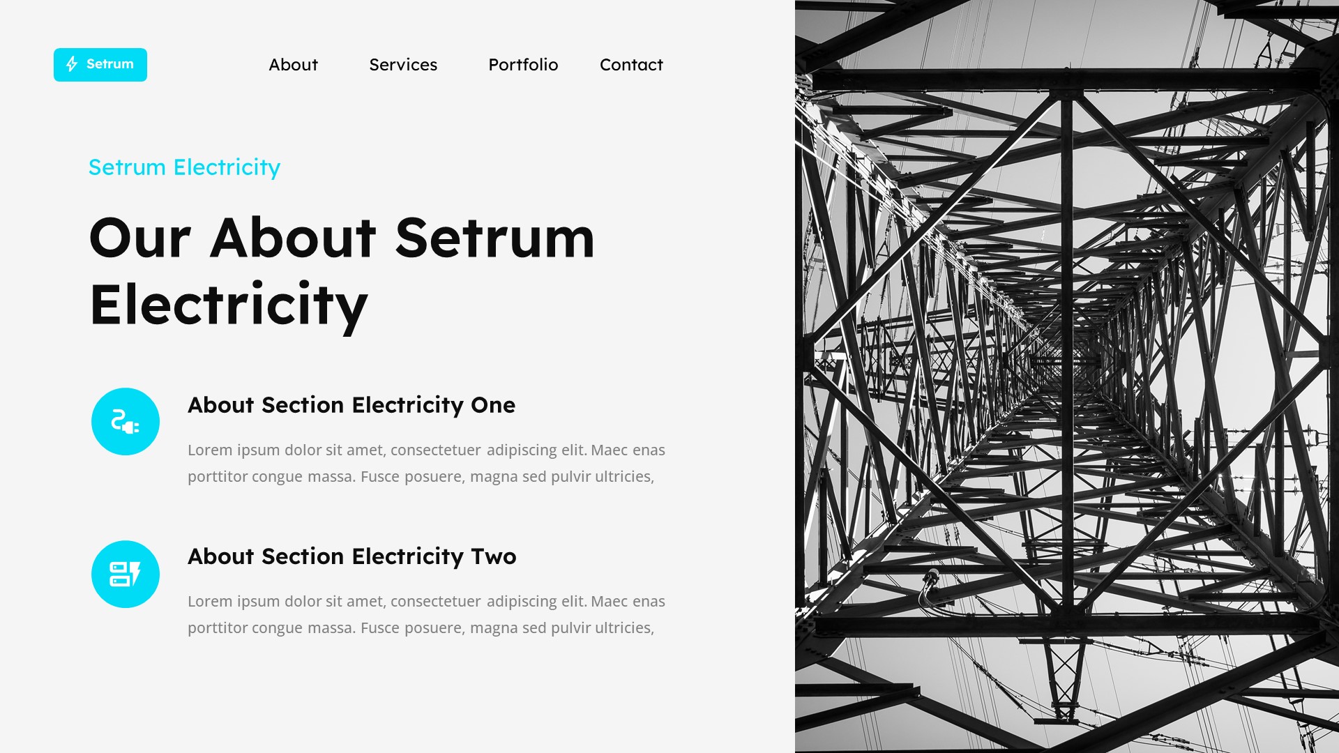 Setrum - Electricity Powerpoint Template, Presentation Templates ...