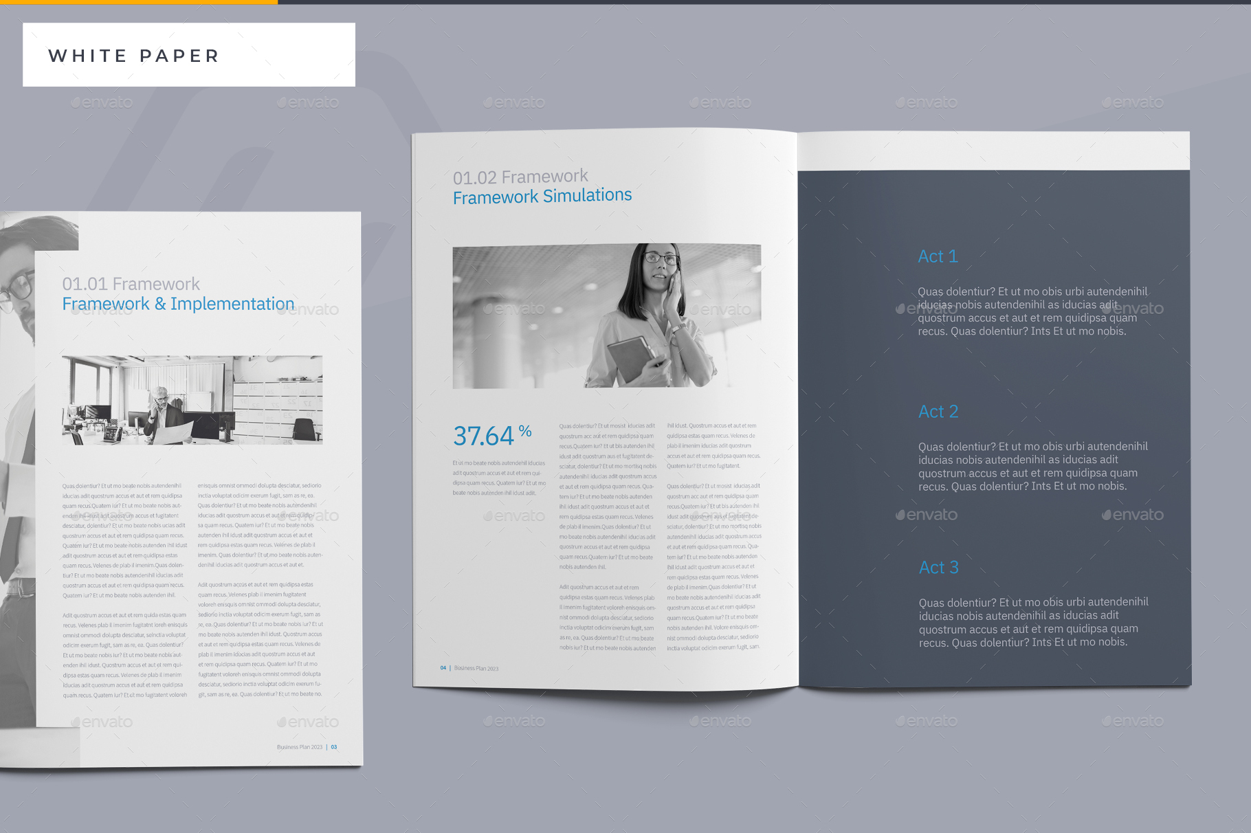 White Paper, Print Templates | GraphicRiver