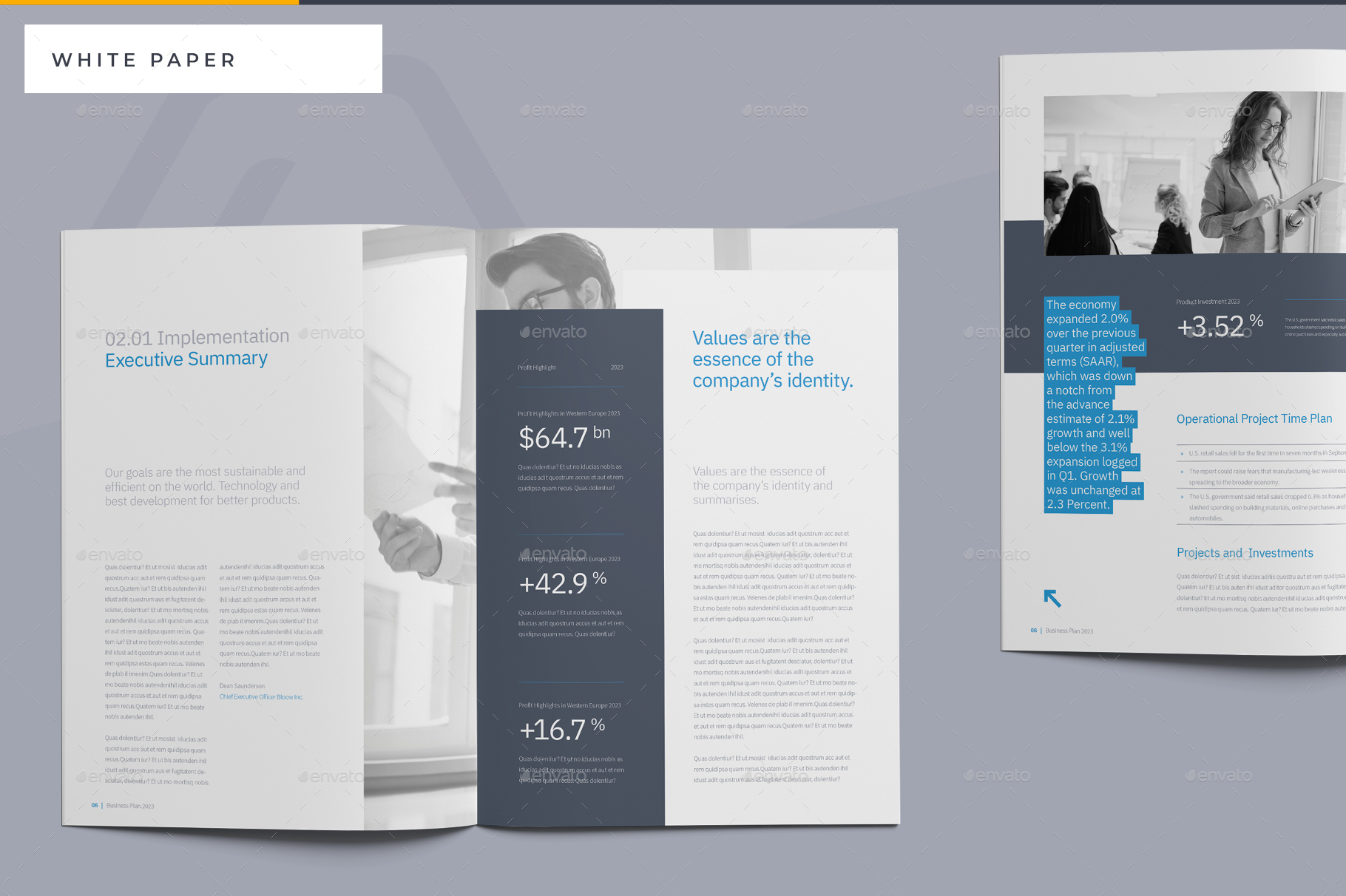 White Paper, Print Templates | GraphicRiver