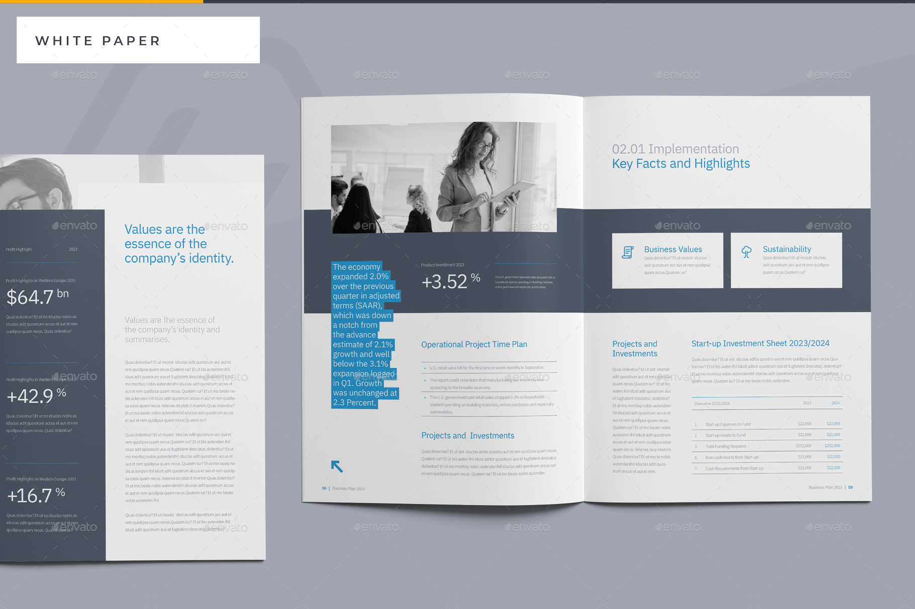 White Paper, Print Templates | GraphicRiver