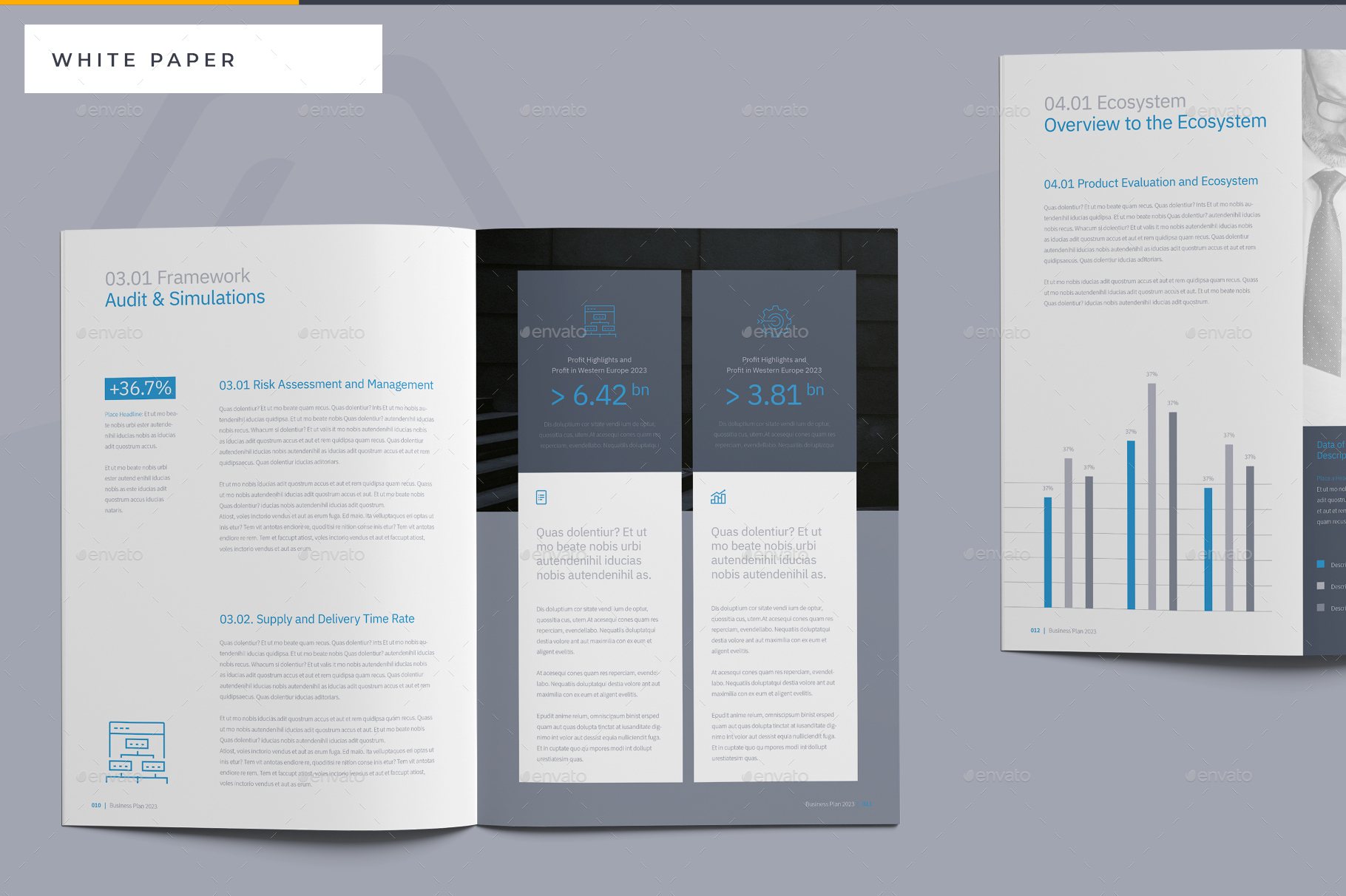 White Paper, Print Templates | GraphicRiver