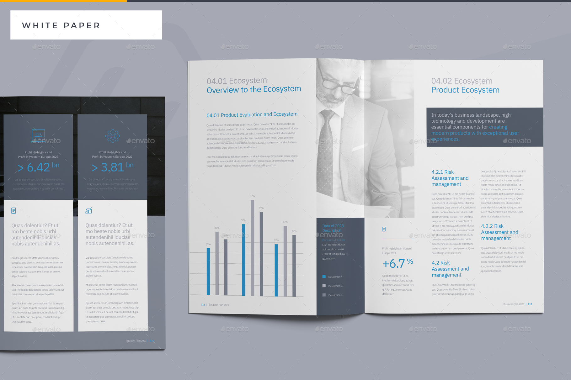 White Paper, Print Templates | GraphicRiver