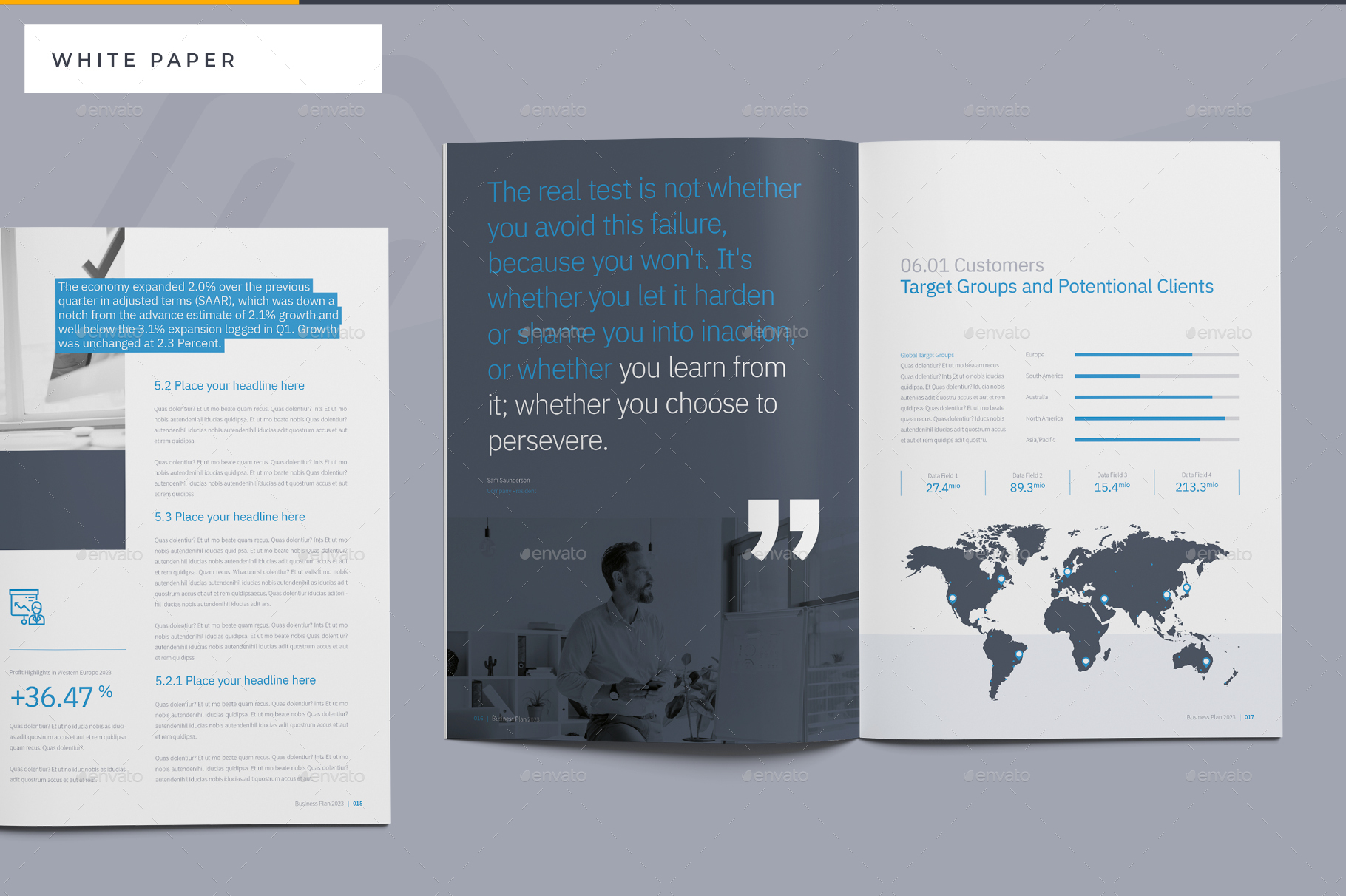 White Paper, Print Templates | GraphicRiver