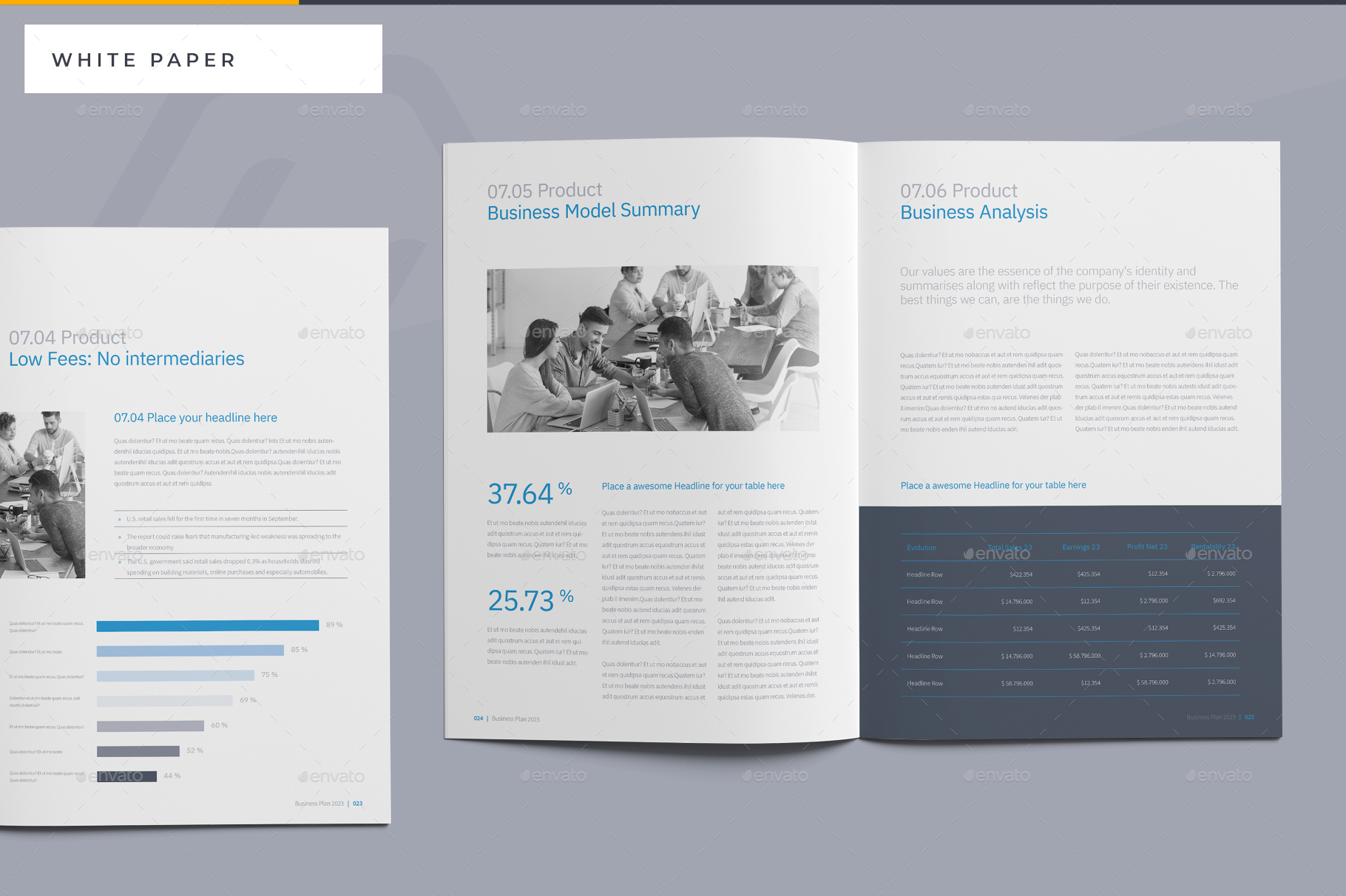 White Paper, Print Templates | GraphicRiver