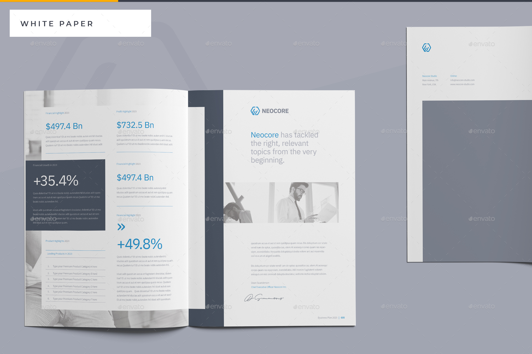 White Paper, Print Templates | GraphicRiver