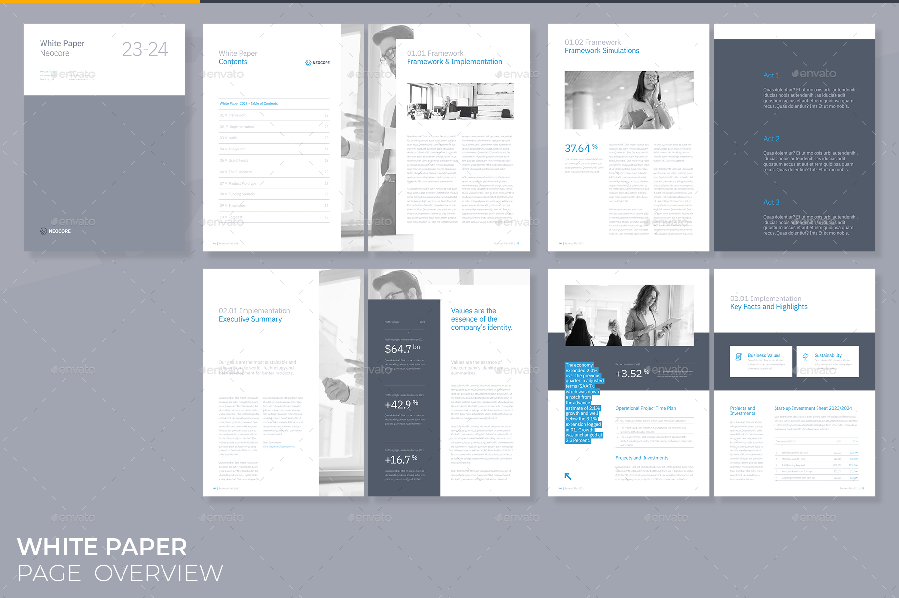 White Paper, Print Templates | GraphicRiver