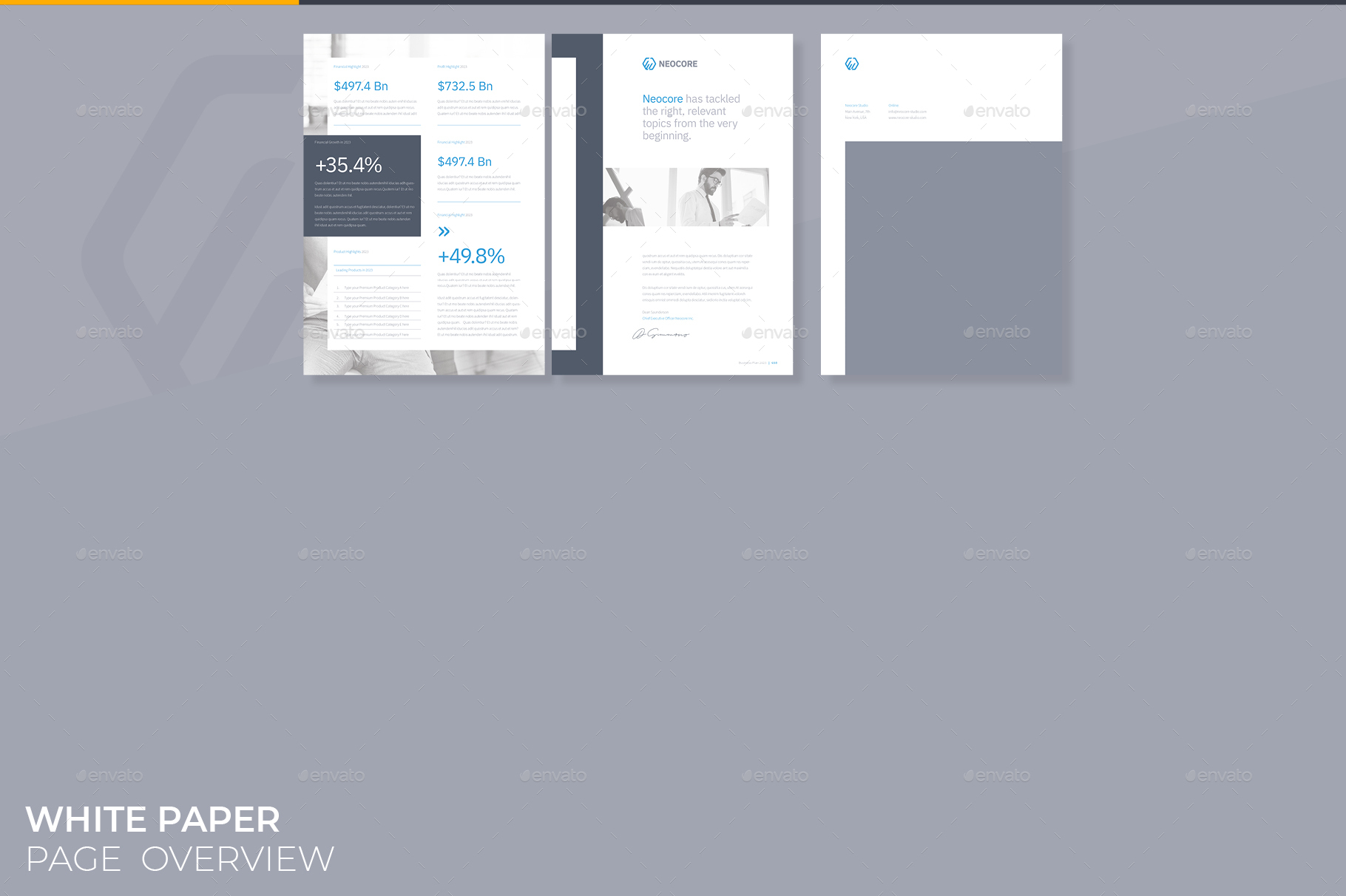 White Paper, Print Templates | GraphicRiver