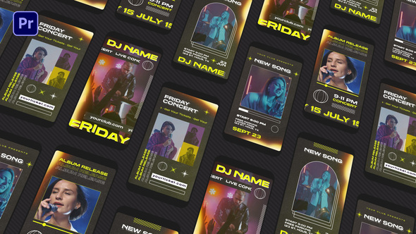 Concert Reels, Premiere Pro Templates | VideoHive