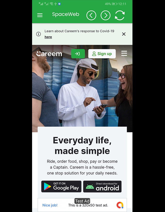 SpaceWeb v3 | WebView With Remote Config by Codash_sc | CodeCanyon