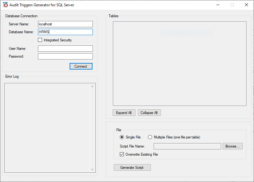 Sql Server Database Logs With Source Code By Najmuliqbal15 Codecanyon