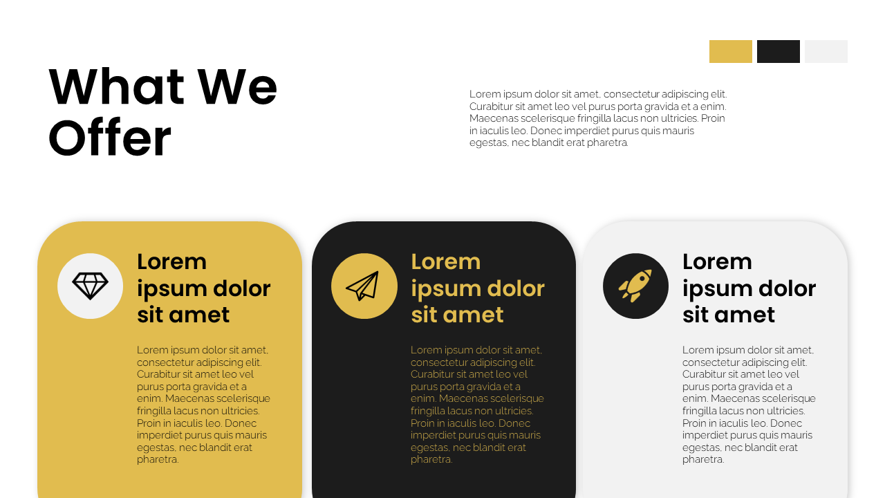 Lumos - Creative Project Presentation Template, Presentation Templates