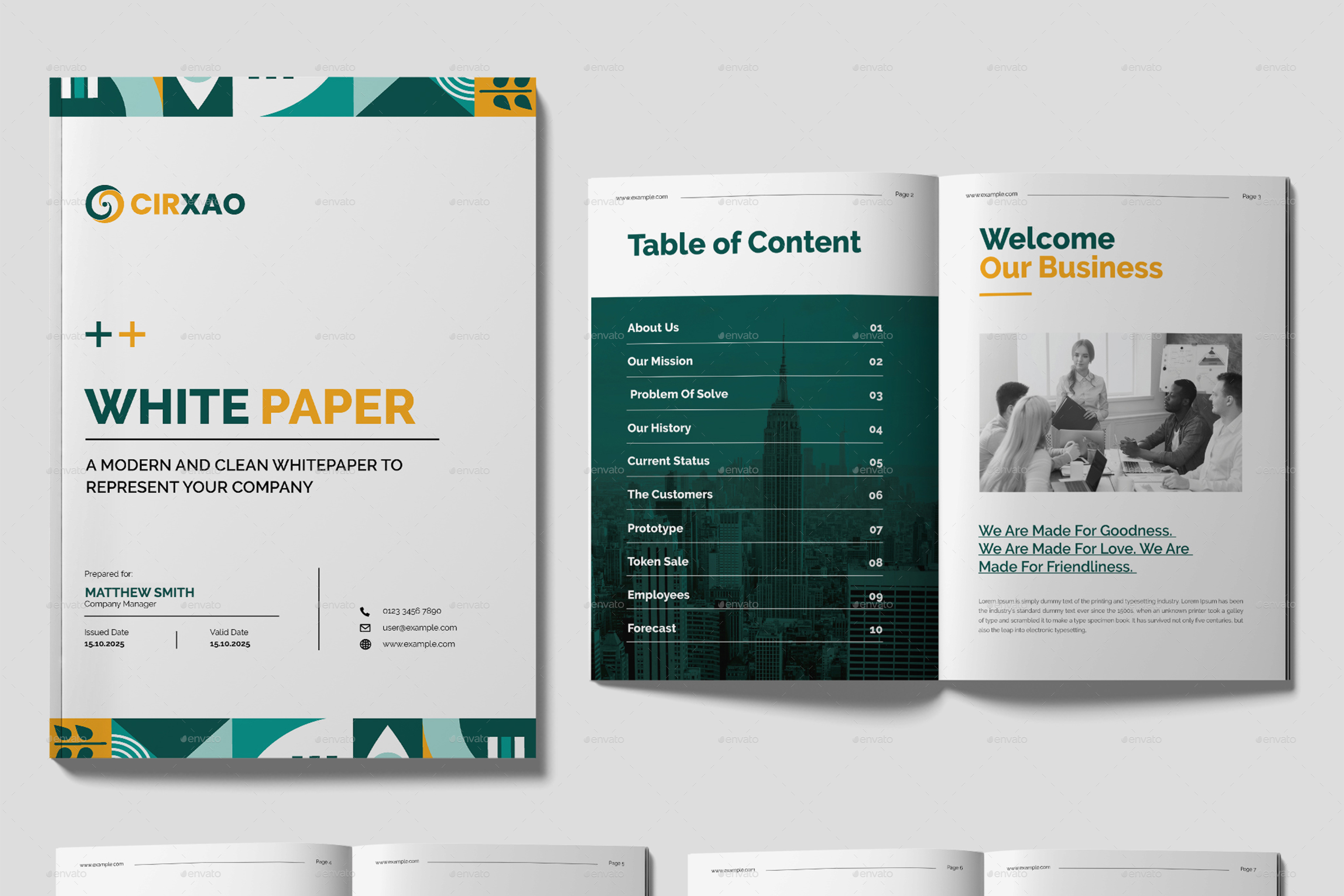 White Paper Layout, Print Templates | GraphicRiver