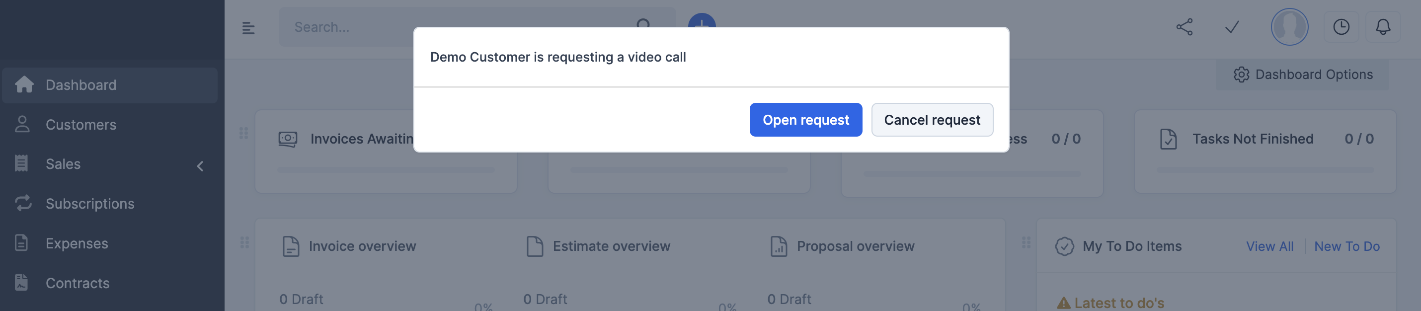 Perfex CRM Video Chat Add-on from LiveSmart by nicky75 | CodeCanyon