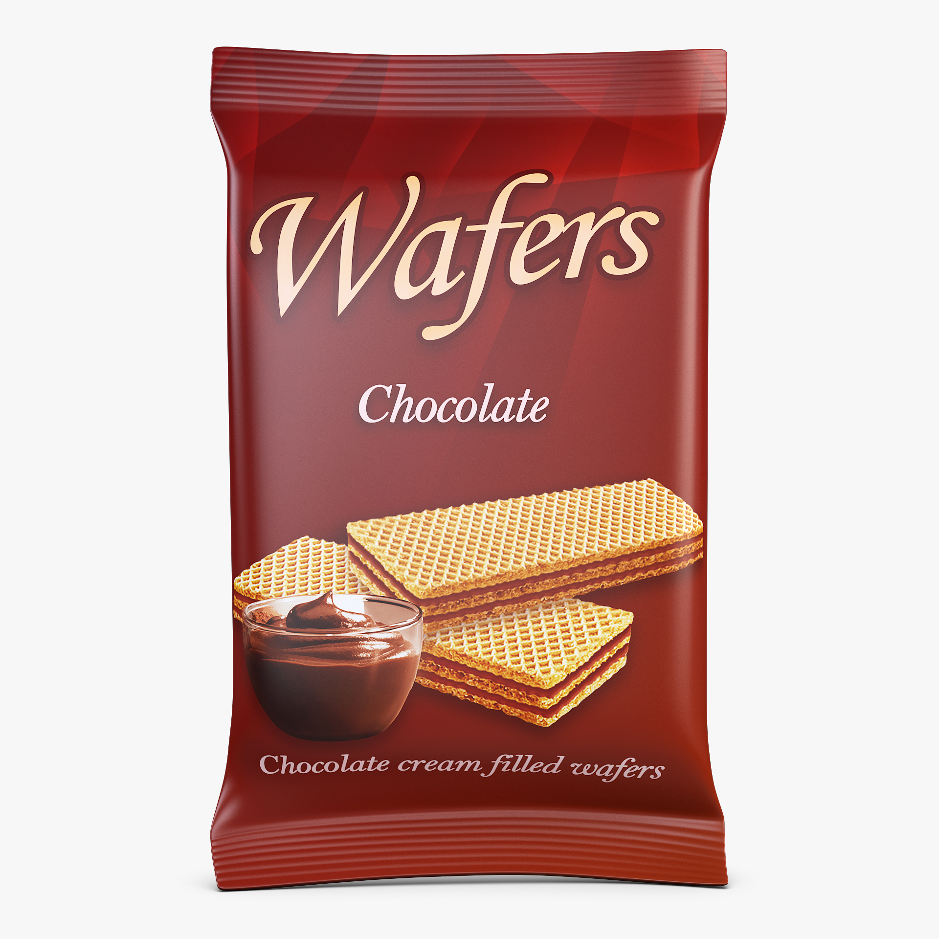 Wafers Chocolate Packaging Simple M 1 by Zurel | 3DOcean