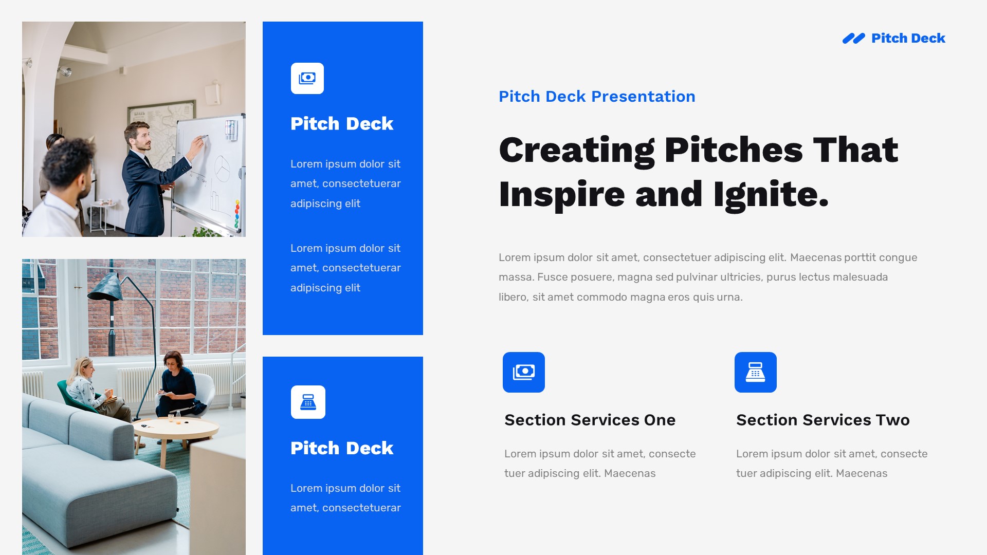 Pitch Deck Powerpoint Template, Presentation Templates | GraphicRiver