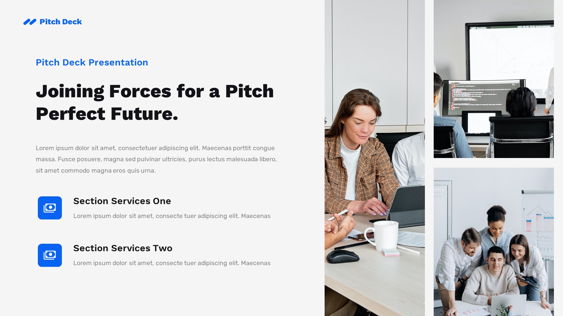 Pitch Deck Powerpoint Template, Presentation Templates | GraphicRiver