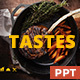 Tastes - Food and Beverage PowerPoint, Presentation Templates ...