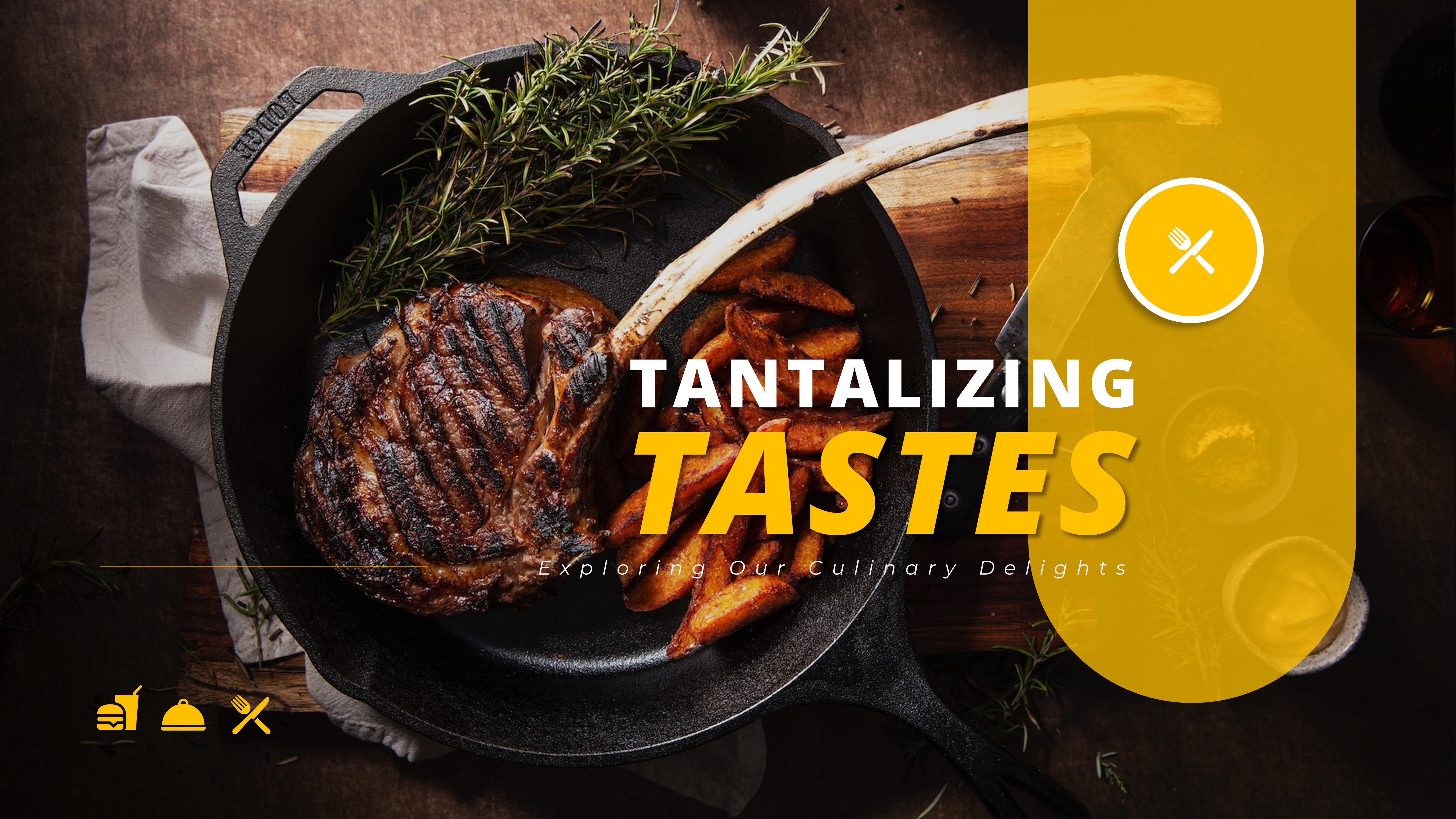 Tastes - Food and Beverage PowerPoint, Presentation Templates ...