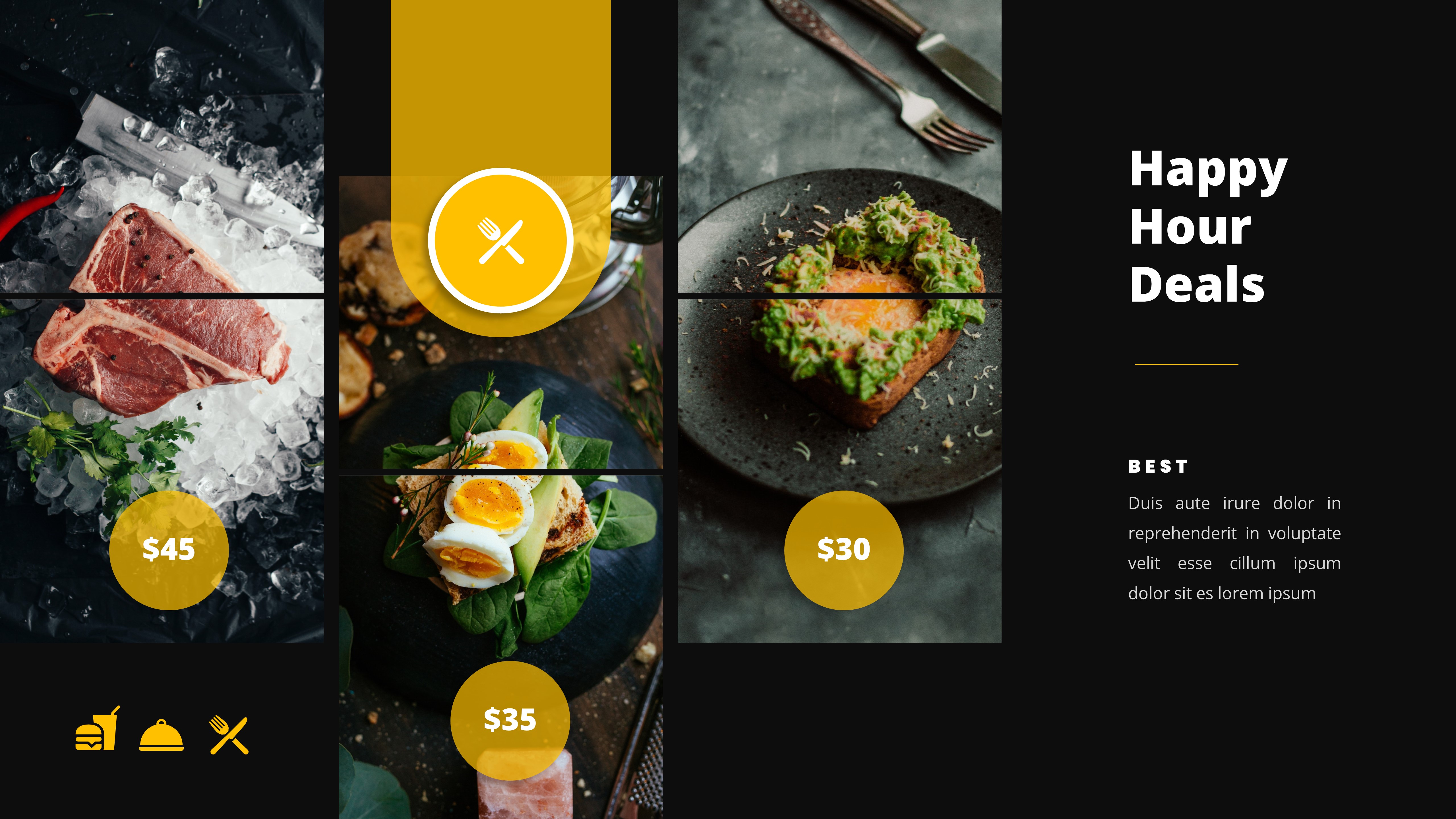 Tastes - Food and Beverage PowerPoint, Presentation Templates ...