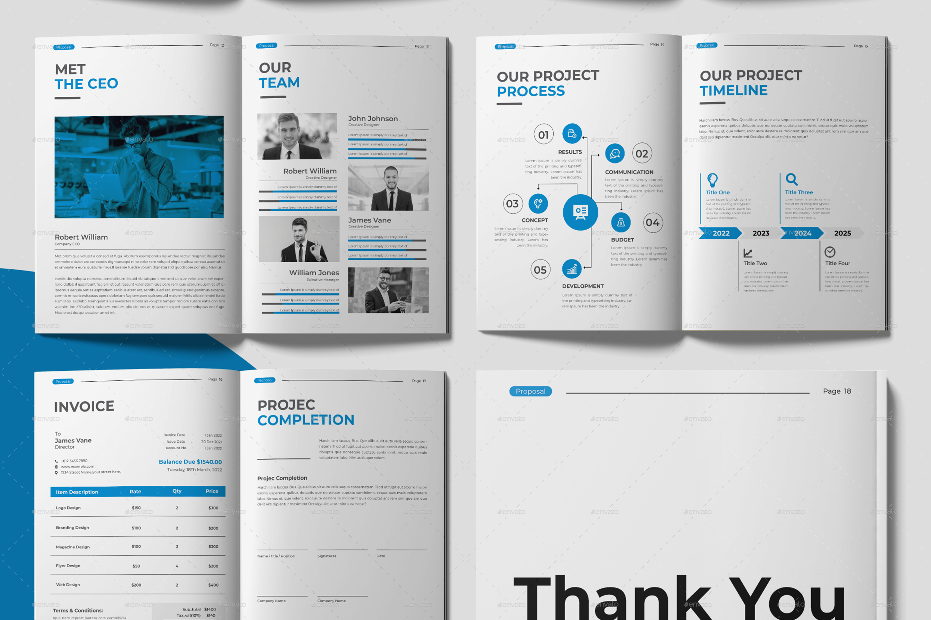 Project Proposal Layout, Print Templates | GraphicRiver