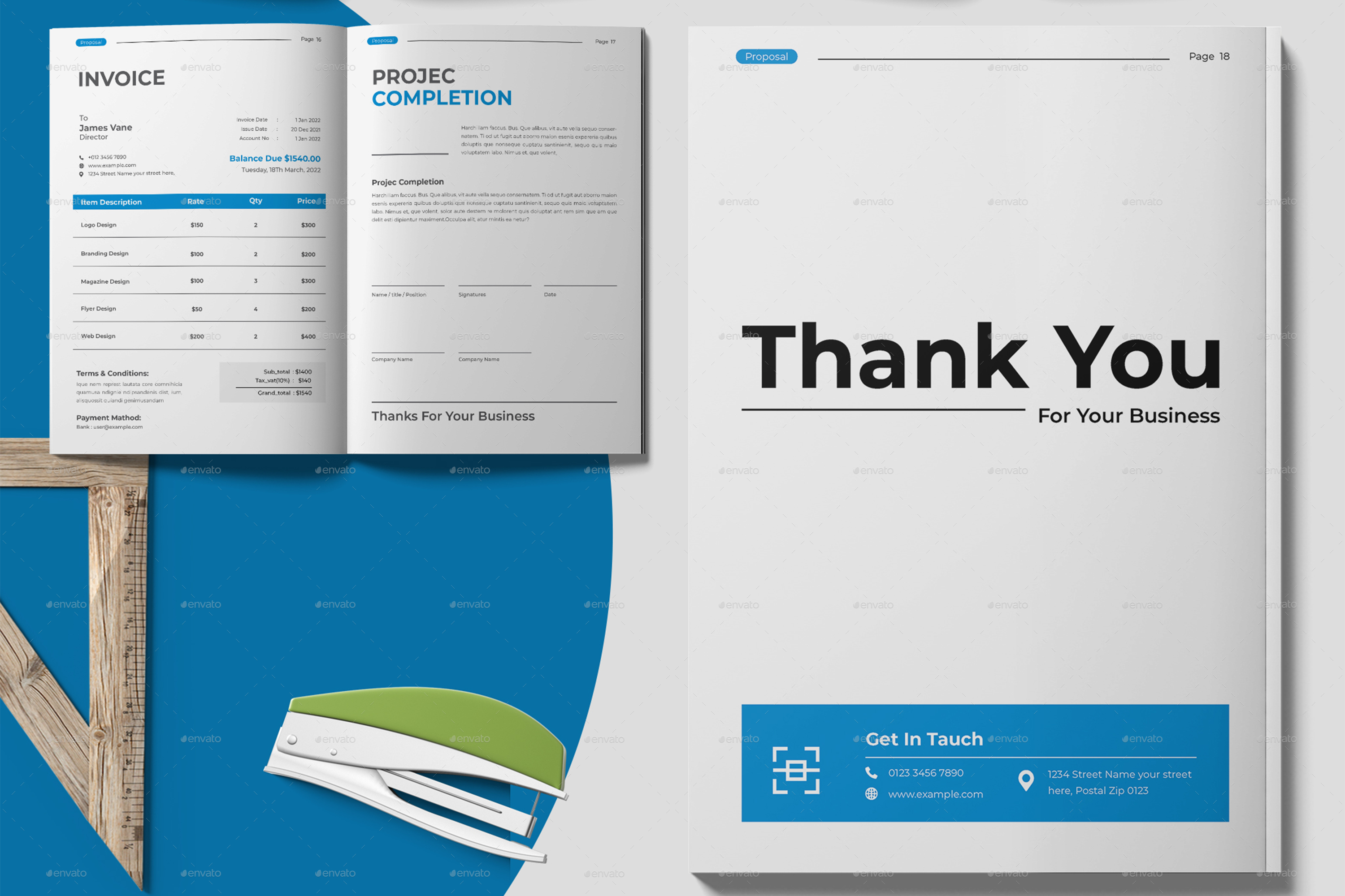 Project Proposal Layout, Print Templates | GraphicRiver